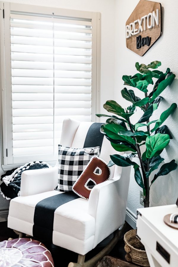 Brexton’s Black and White Boho Farmhouse Nursery - Ashlee Nichols